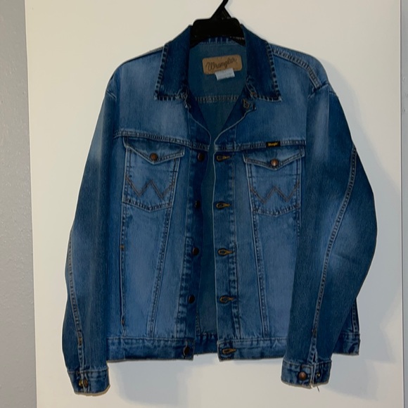 Wrangler | Jackets & Coats | Vintage Wash Denim Wrangler Jacket | Poshmark